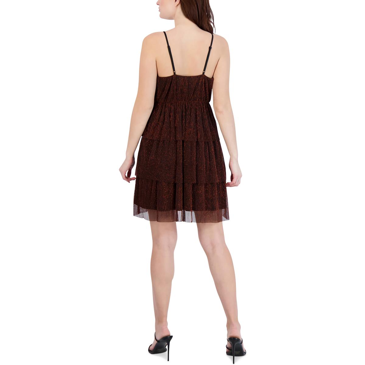 BCBGeneration Womens Metallic Mini Cocktail and Party Dress product