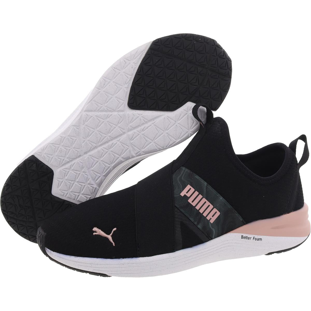 Puma Womens Padded Insole Knit Slip-On Sneakers product