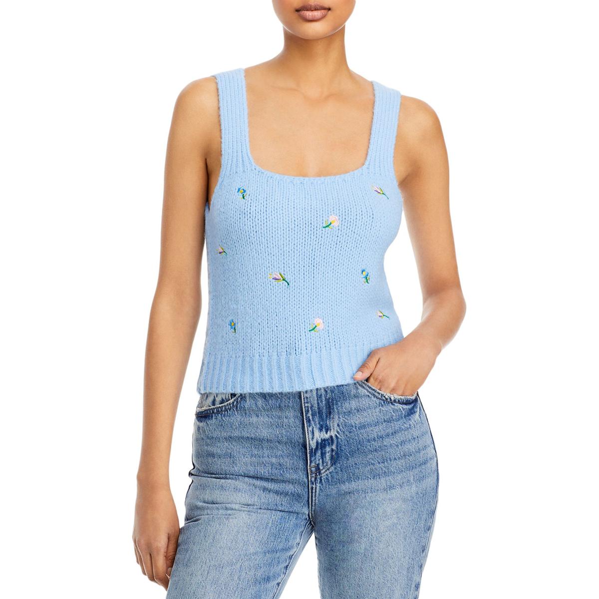 English Factory Womens Floral Embroidered Tank Top product