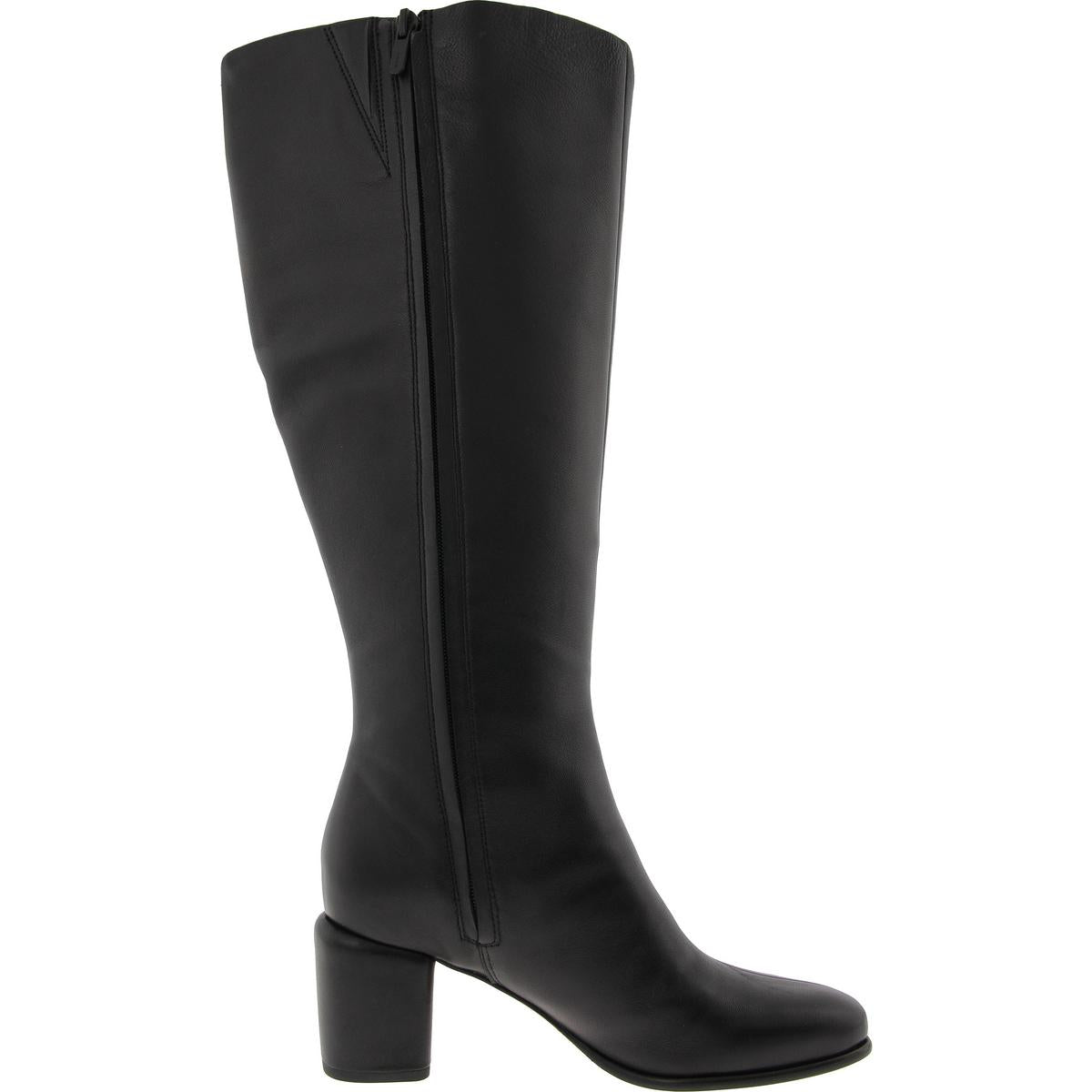 Vince Womens BHFO WC Block Heel Faux Leather Knee-High Boots product