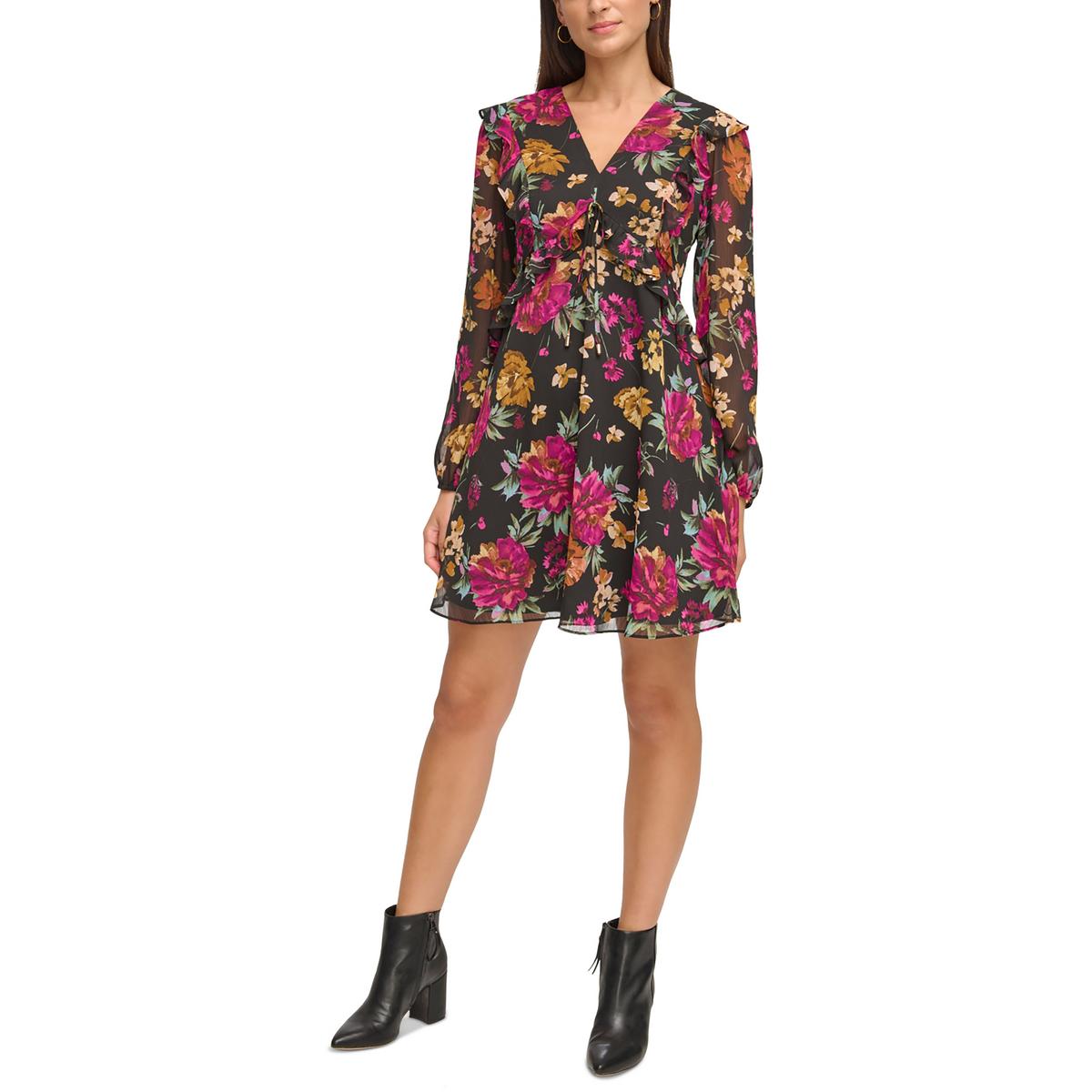 Kensie Dresses Womens Printed Fit & Flare Dress product