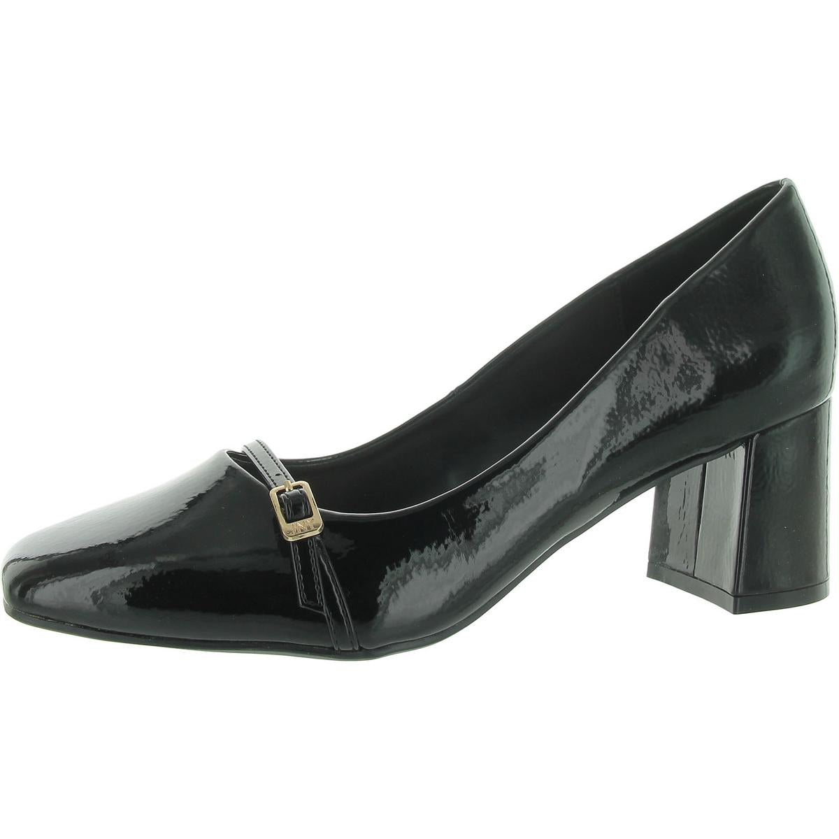 Jones New York Womens Aubin Patent Block Heel Pumps product