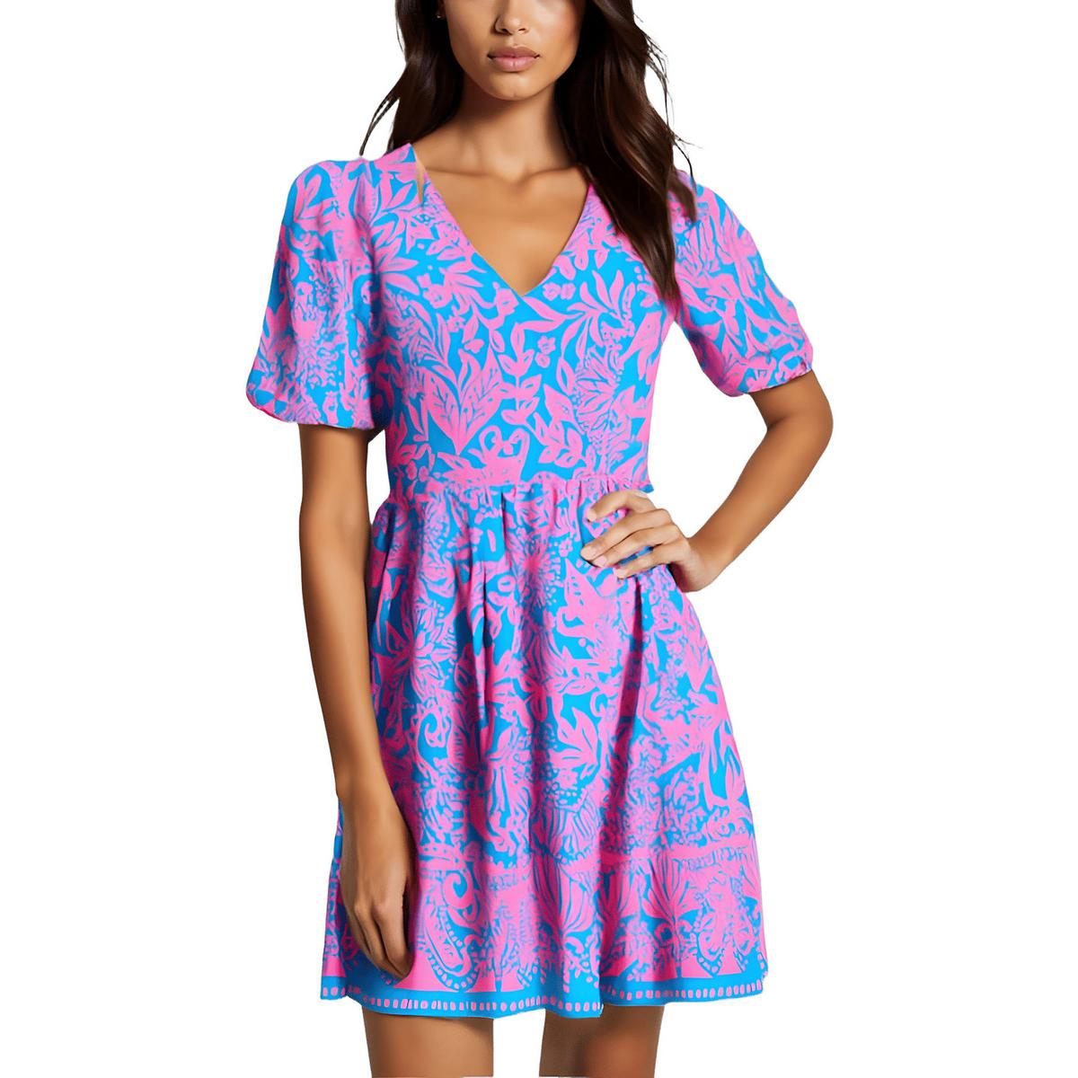 Lilly Pulitzer Womens Suzie Printed Cotton Mini Dress product