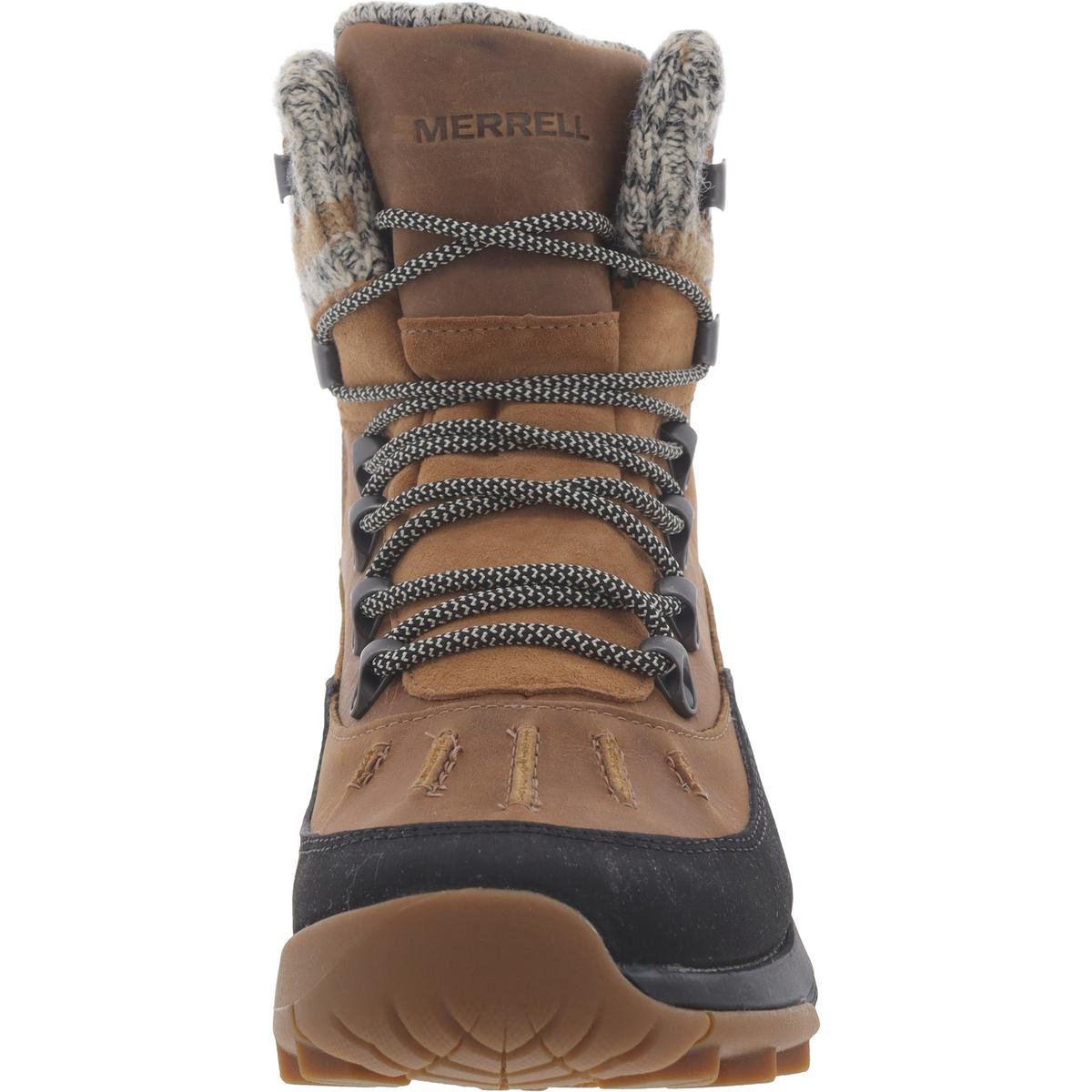 Merrell Womens Lace Up Cold Weather Shearling Boots product