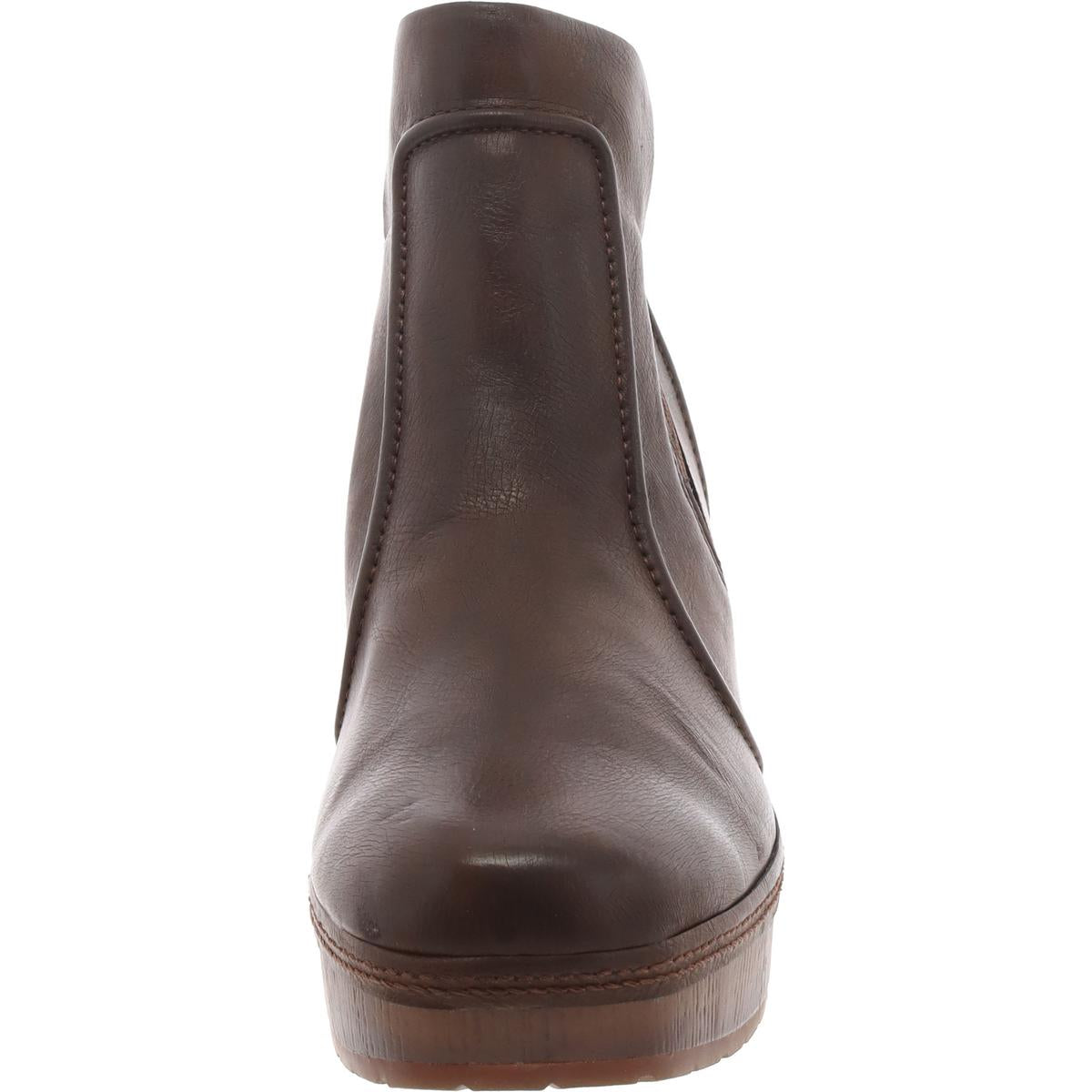 KORKS Womens Faux Leather Clog Ankle Boots product