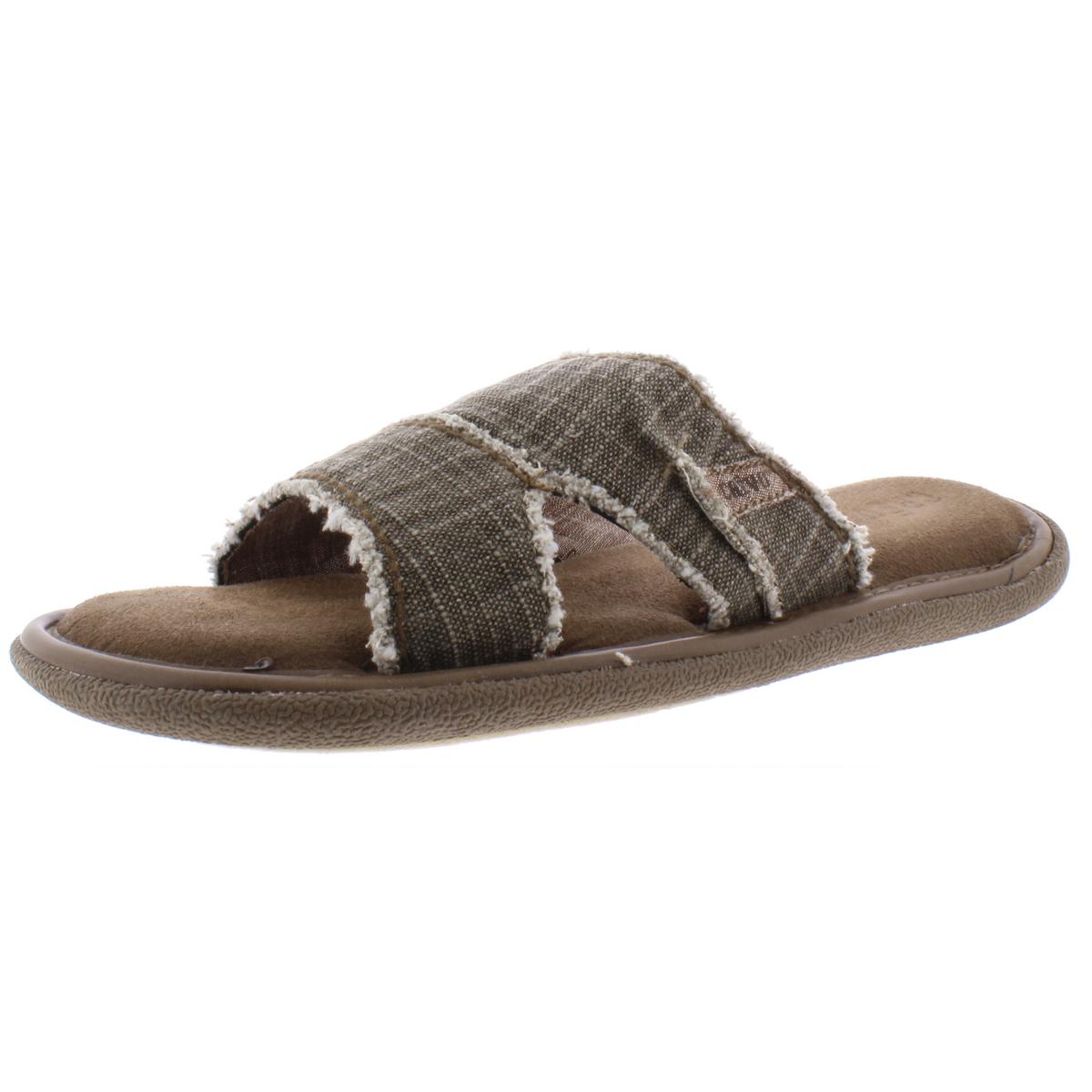 Crevo Cory Frayed Hemp Memory Foam Slide Sandals for Men product