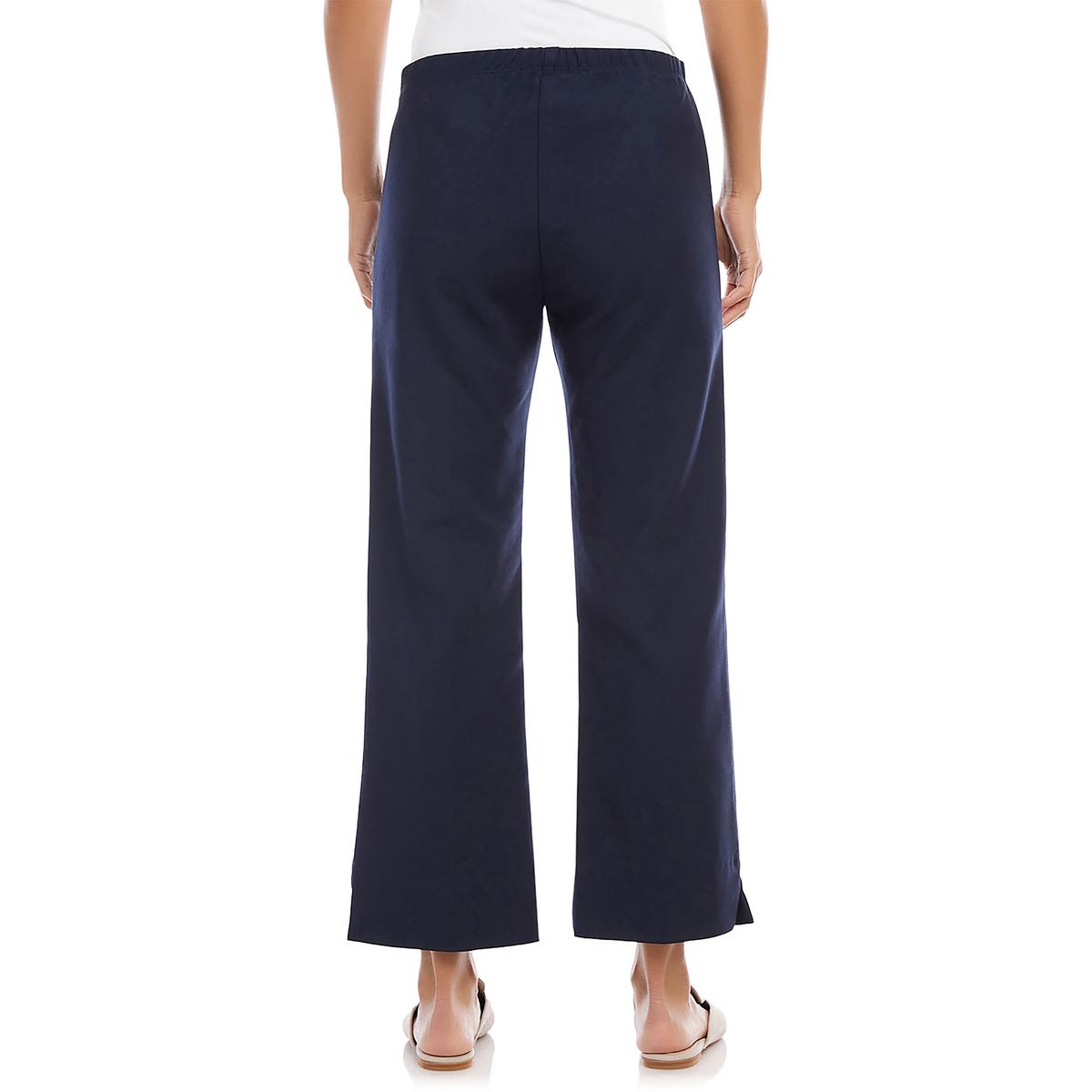 Karen Kane Womens Solid Side Zip Cropped Pants product