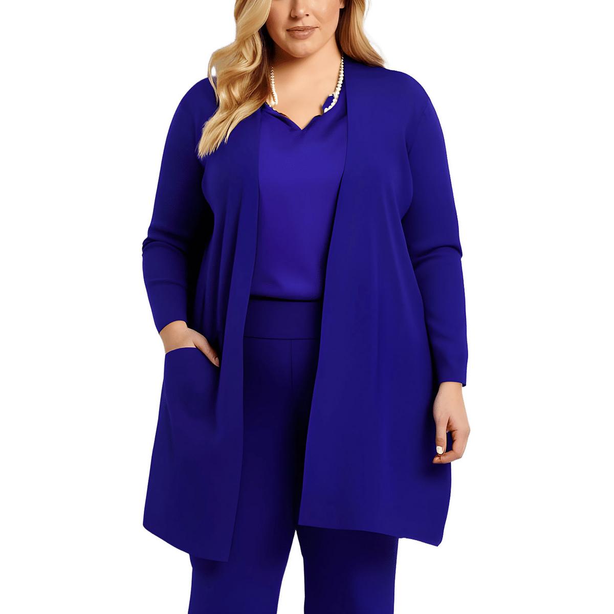 Kasper Womens Knit Cardigan Sweater product