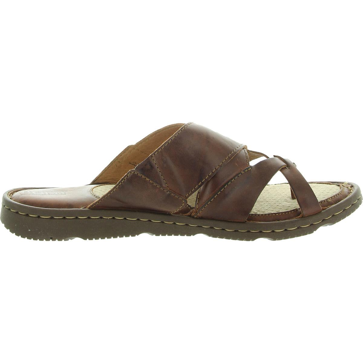 Born Womens Solid Leather Flip-Flops product