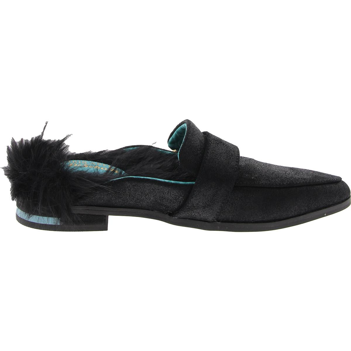 Dr. Scholl's Shoes Womens Mr. Carl Faux Fur Leather Loafers product