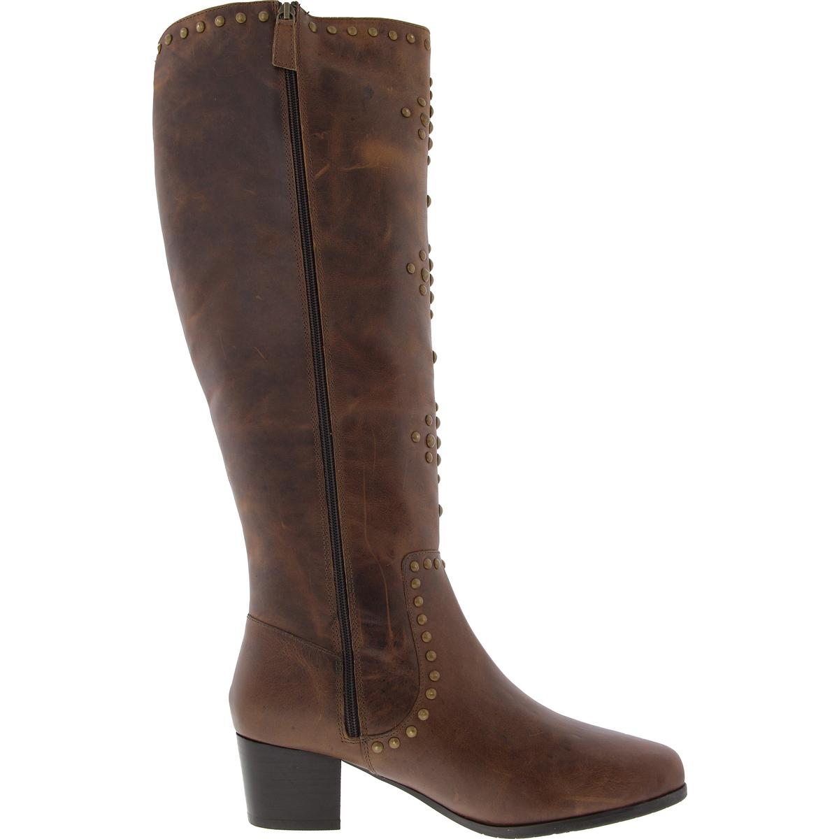 Masseys Womens FORTUNE Studded Leather Knee-High Boots product