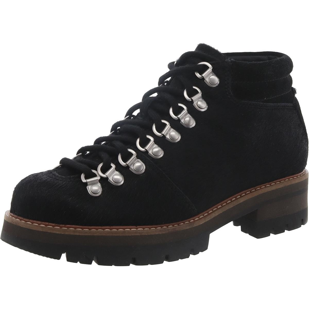 Clarks Womens Orianna Alpine Leather Faux Fur Hiking Boots product