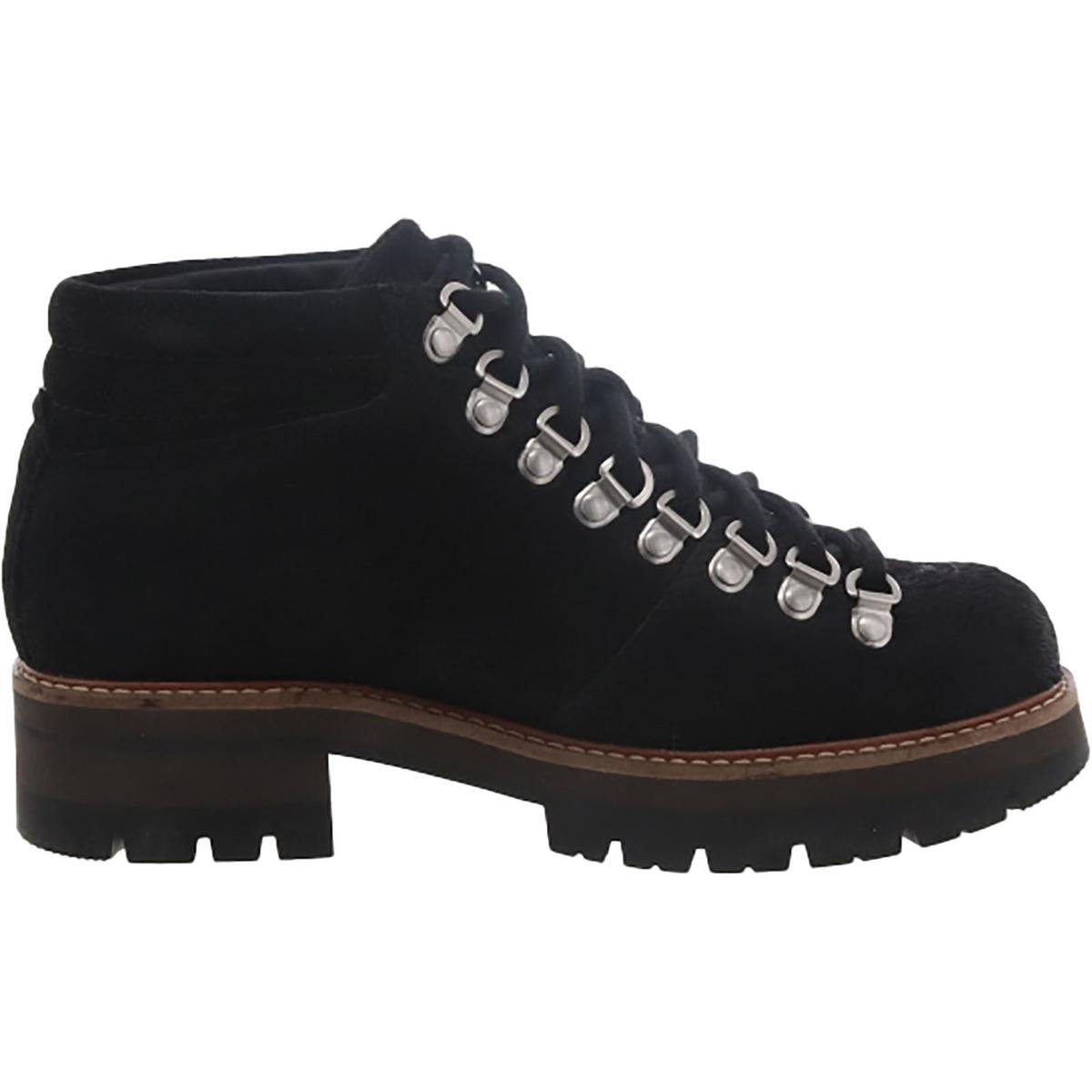 Clarks Womens Orianna Alpine Leather Faux Fur Hiking Boots product